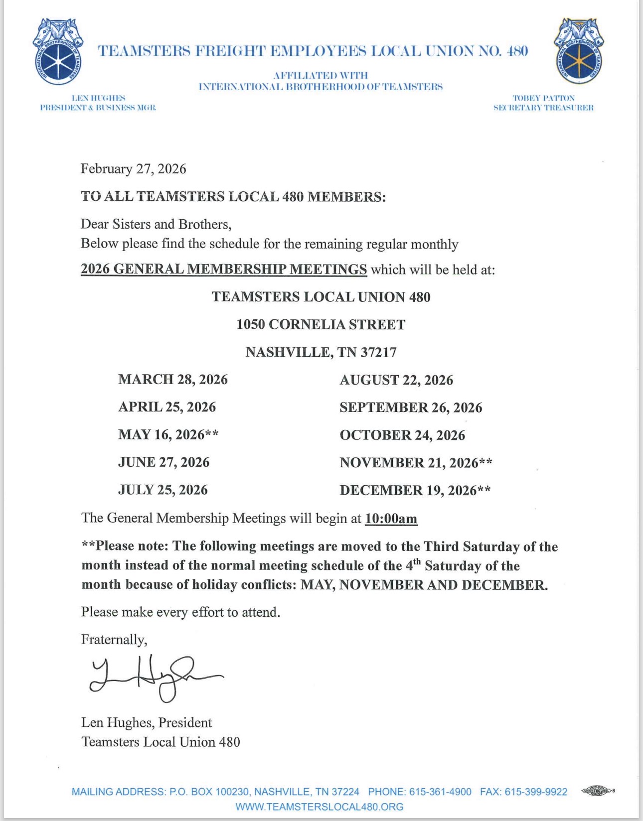 Teamsters Local 480